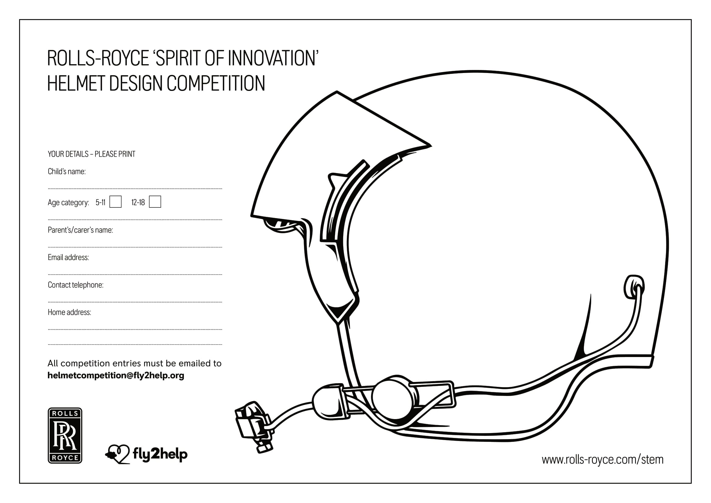 Rolls-Royce Helmet Design Competition! - Chellaston Academy
