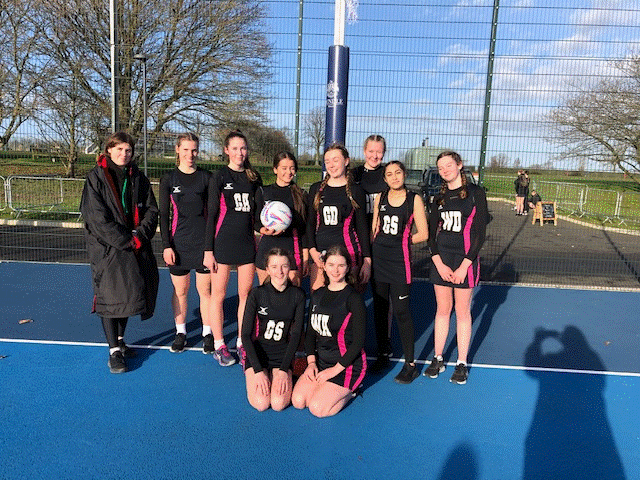 U16 Netball team - regional rounds - Chellaston Academy